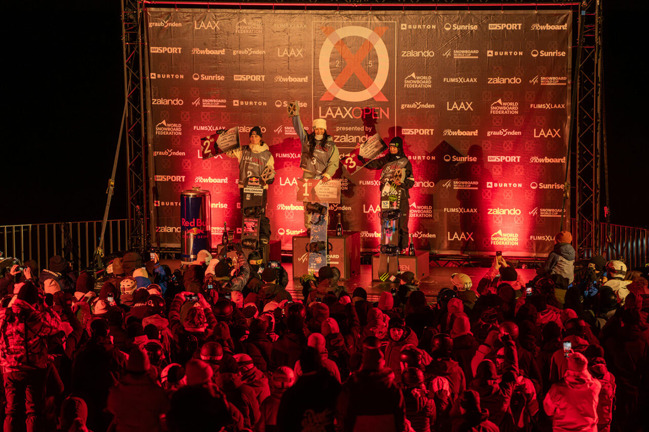LAAX OPEN presented by Zalando: Chloe Kim and Scotty James win the LAAX ...
